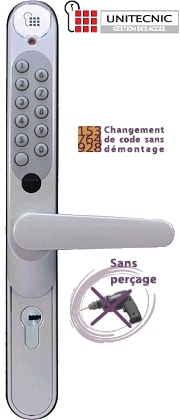 Serrures et poignées à codee